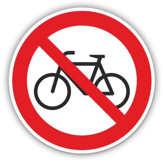 semne interzis cu biciclete - 2 RON, oferit de G & Security Agency